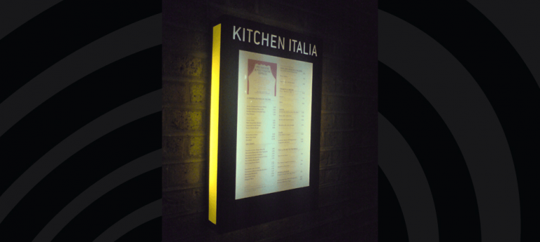 A FRAMES & MENU BOXES | Identity Signs