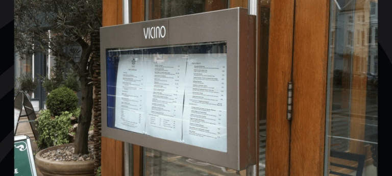 A FRAMES & MENU BOXES | Identity Signs