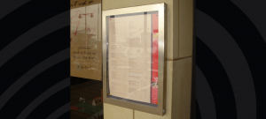 A FRAMES & MENU BOXES | Identity Signs